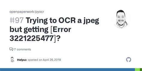 Trying To OCR A Jpeg But Getting Error Issue Openpaperwork Pyocr GitHub