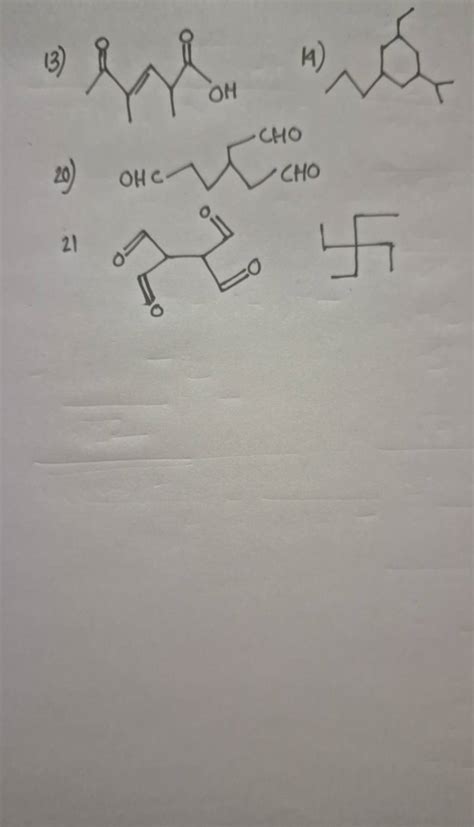 Iupac Name Of These Compounds Filo