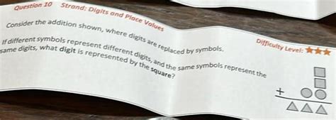 Solved Question 10 Strand Digits And Place Volles Consider Chegg Com