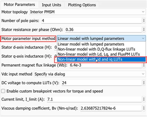 Plot Constraint Curves And Drive Characteristics For Pmsm And Synrm