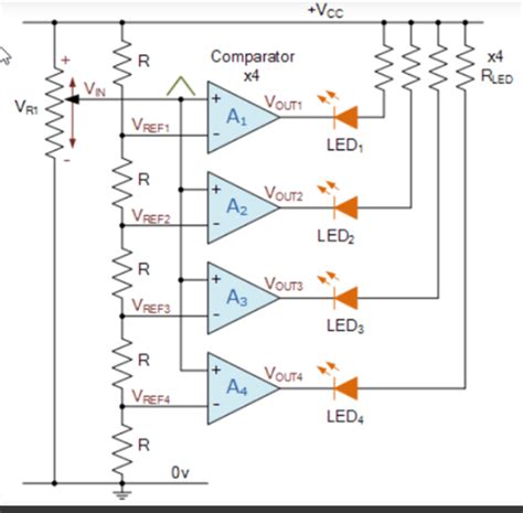 Solved What Are The Values To Make The Comparator Work Chegg Com