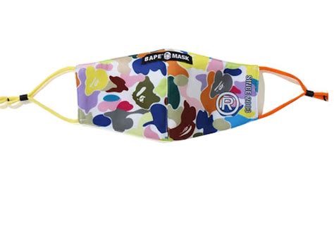 Bape A Bathing Ape Multi Camo Mask White Fw23 Us