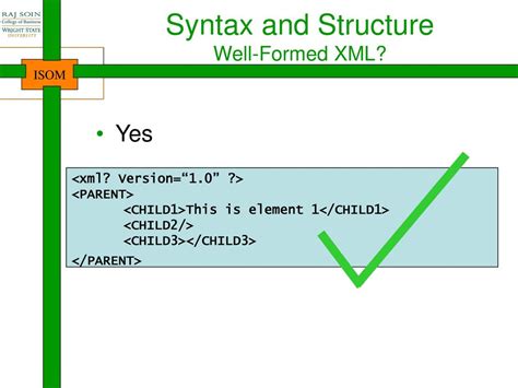 standards in information management xml ppt download