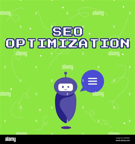 Conceptual Caption Seo Optimization Word Written On Process Of