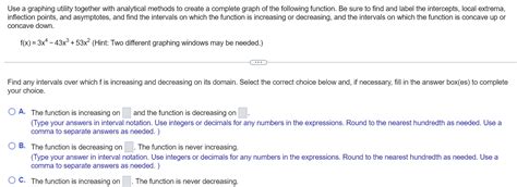 solved use a graphing utility together with analytical