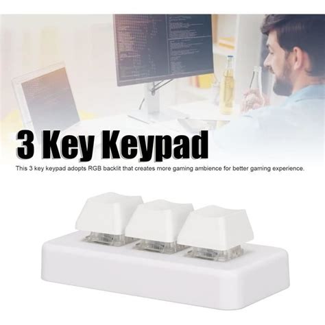 Clavier Programmable À 3 Touches Mini Clavier De Jeu Mécanique