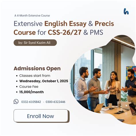 Css 2025 Solved English Precis And Composition Paper