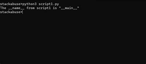 What Does If Name Main Do In Python