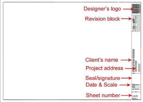 sample titleblock with notes best cad tips