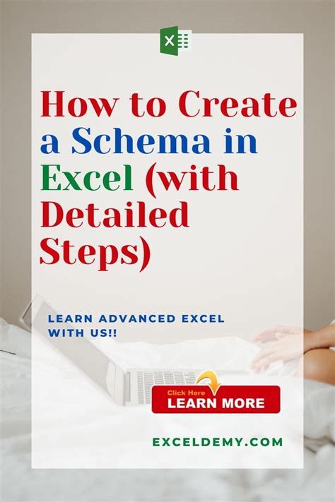 How To Create A Schema In Excel With Detailed Steps Excel Data