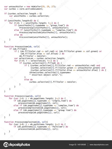 Abstract Background With Program Code Stock Vector Image By ©korolev
