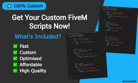 Make You A Custom Fivem Script By Hazza0069 Fiverr
