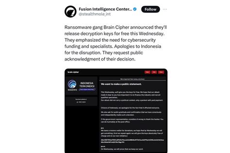 Hacker Pdn Bakal Berikan Kode Kunci Data Gratis Ke Pemerintah Indonesia Server Pdns 2 Akan