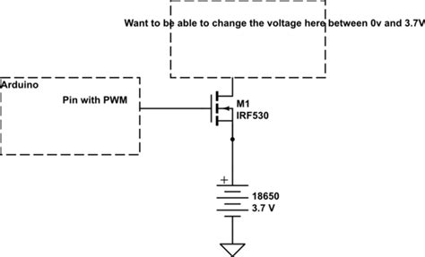 Variable Voltage With MOSFET Using Arduino Electrical Engineering Stack Exchange