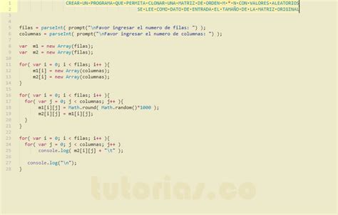 Ciclo For Javascript Clonar Una Matriz