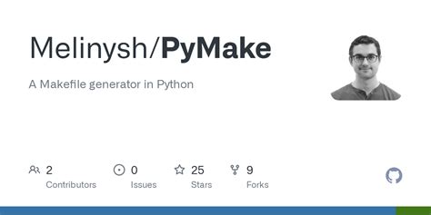 GitHub Melinysh PyMake A Makefile Generator In Python
