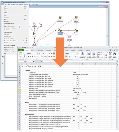 Exporting Model Data To Excel Exchanging Data STEM Help By Implied Logic