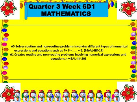 Math 6 Ppt Q3 W6 Routine And Non Routine Problems Involving Different