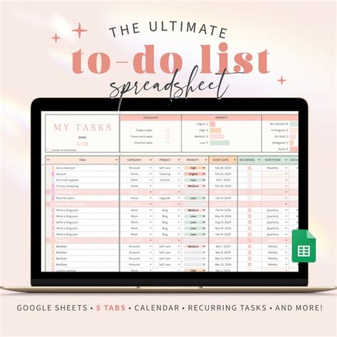 Aesthetic Excel Spreadsheet Etsy