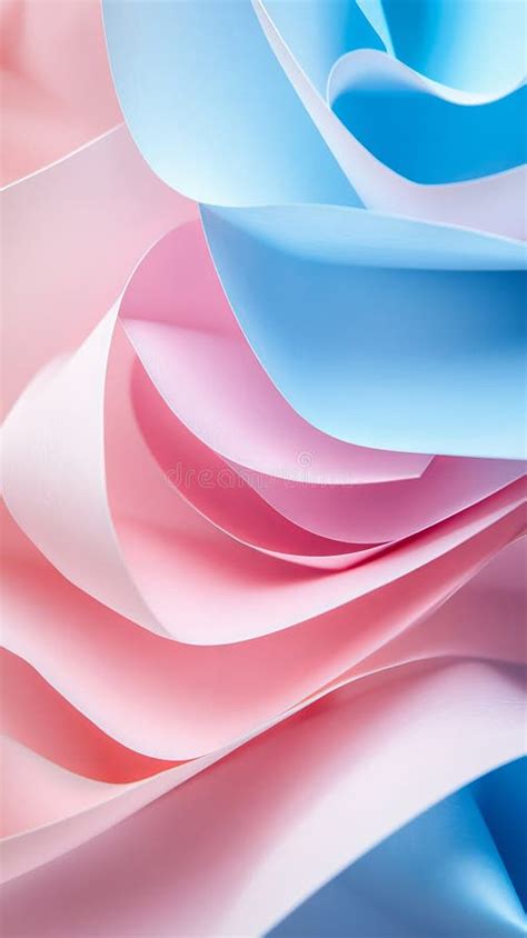 Abstract Composition Of Colorful Paper Sheets Minimalist Design Concept Stock Image Image Of