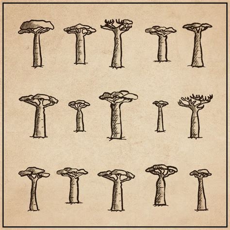 Baobab Tree Pack For Wonderdraft Oldbabe Cartography Collection