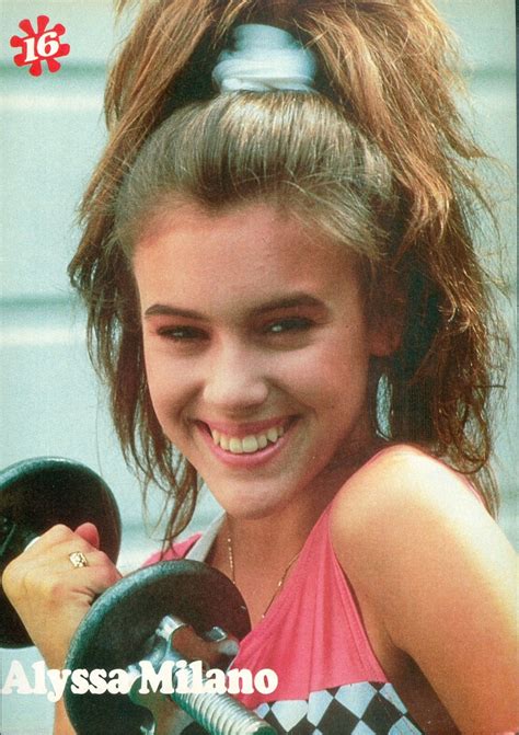 Teen Pinup Alyssa Milano Photo Fanpop