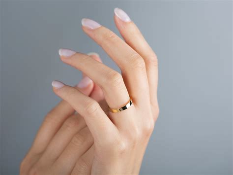 3mm Polished Solid Gold Wedding Band Comfort Fit Yellow White Rose