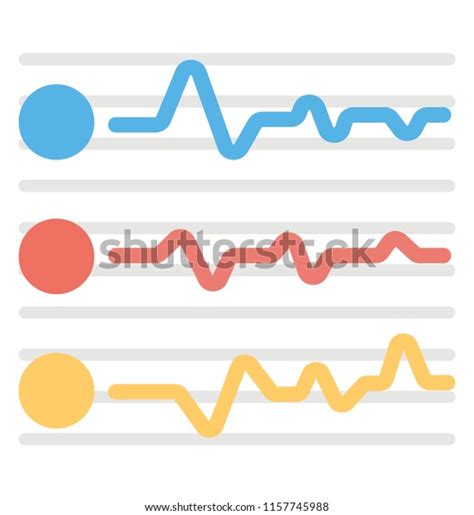 Curved Line Graph Symbolizing Control Chart Stock Vector Royalty Free 1157745988 Shutterstock