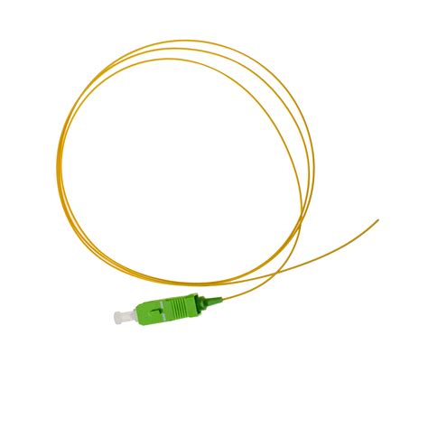 Pigtail SC/APC SM G657A1 SX 0.9mm OFNR 1M Yellow, tight buffer – Shaxon ...