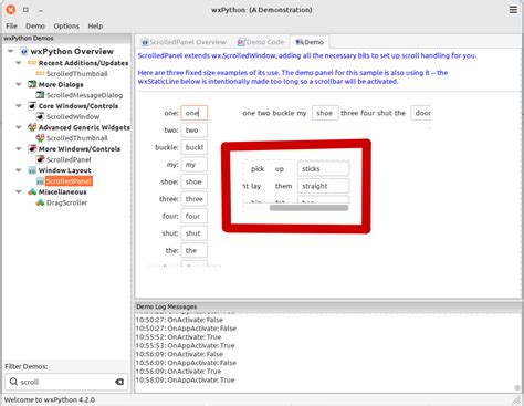 scrollbars obstructing widgets in scrolledpanel wxpython users