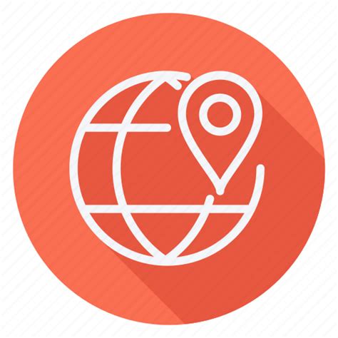 gps location map navigation pin pointer world icon download on