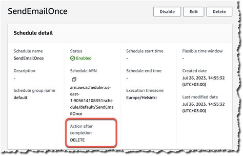Automatically Delete Schedules Upon Completion With Amazon Eventbridge