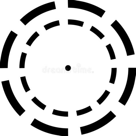 black and white segments creating a circular loading bar visually