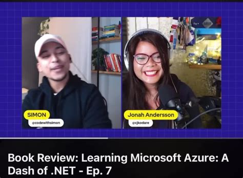 Jonah Andersson On Linkedin Csharptv Adashofdotnet Microsoftazure Dotnet…