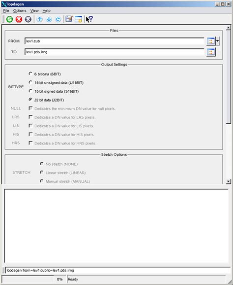Lopdsgen Isis Application Documentation Usgs