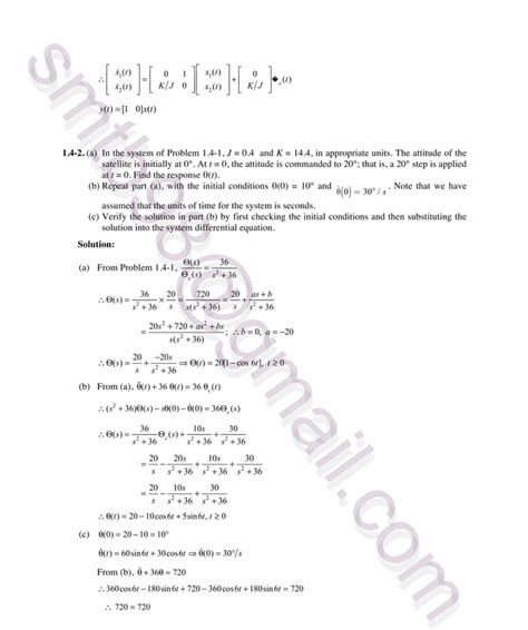 Answers To Problems For Digital Control System Analysis And Design 4th Edition By Phillips And