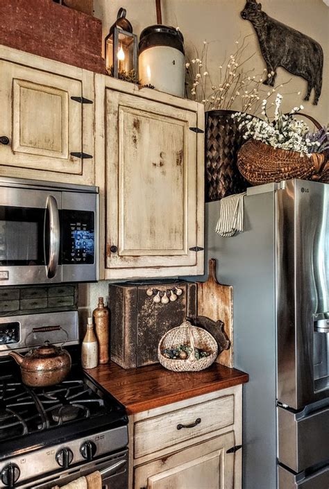 Rustic Primitive Kitchen Decor Kitchen Antique Primitive Decorating