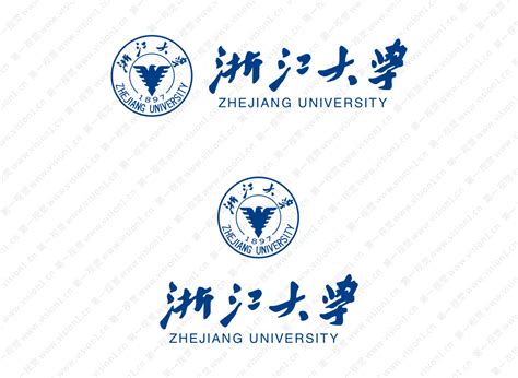 浙江大学logo校徽png透明底ai矢量素材 第一视觉