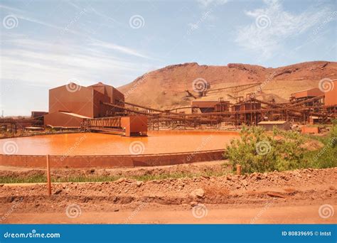 Iron Ore Mining Operations Stock Image Image Of Huge 80839695