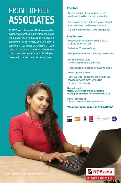 Ndb Bank Front Office Associate Job Vacancies 202223 Online
