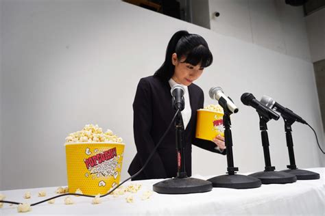 ポップコーンを持ちながら謝罪会見 スキマソーリー