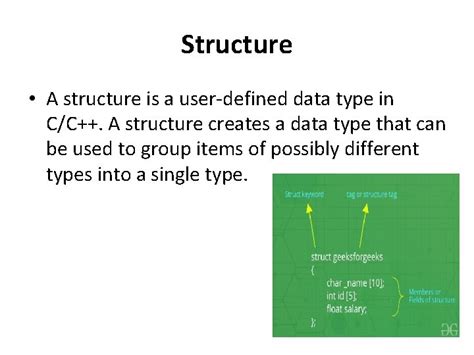 Subject Object Oriented Programming Topic Structure Structure We