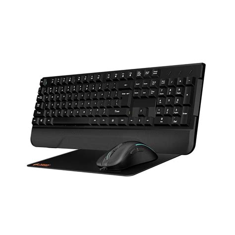 Porodo Gaming Set 4in1 Keyboard Mousepad Mouse Headphone