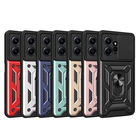 For Xiaomi Redmi Note G Global Sliding Camera Cover Design Phone Case Black Alexnld Com