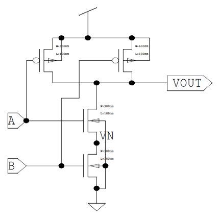 Two Input NAND Gate Basic Two Input NAND Gate Figure Show The Download Scientific Diagram