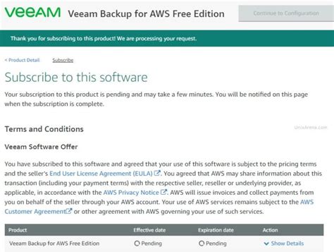 Veeam Backup For Aws Deploy And Configure Unixarena