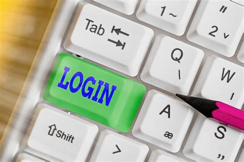 Word Writing Text Login Business Concept For Entering Website Blog Using Username And Password