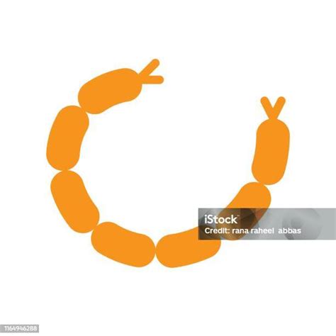 고기 소시지 음식 건강 평면 디자인 아이콘입니다 고기에 대한 스톡 벡터 아트 및 기타 이미지 고기 레스토랑 벌레 Istock