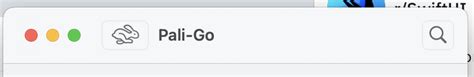 on macos is it possible to add a row into the header bar under the