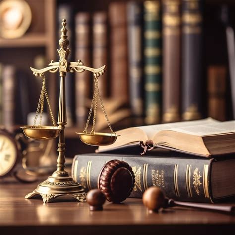 Premium Photo Law Books